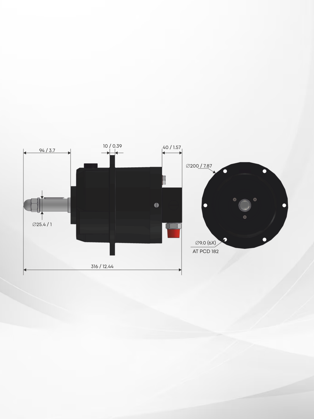 Hydraulic steering | HP-63/80 | Front mount | helm pumps