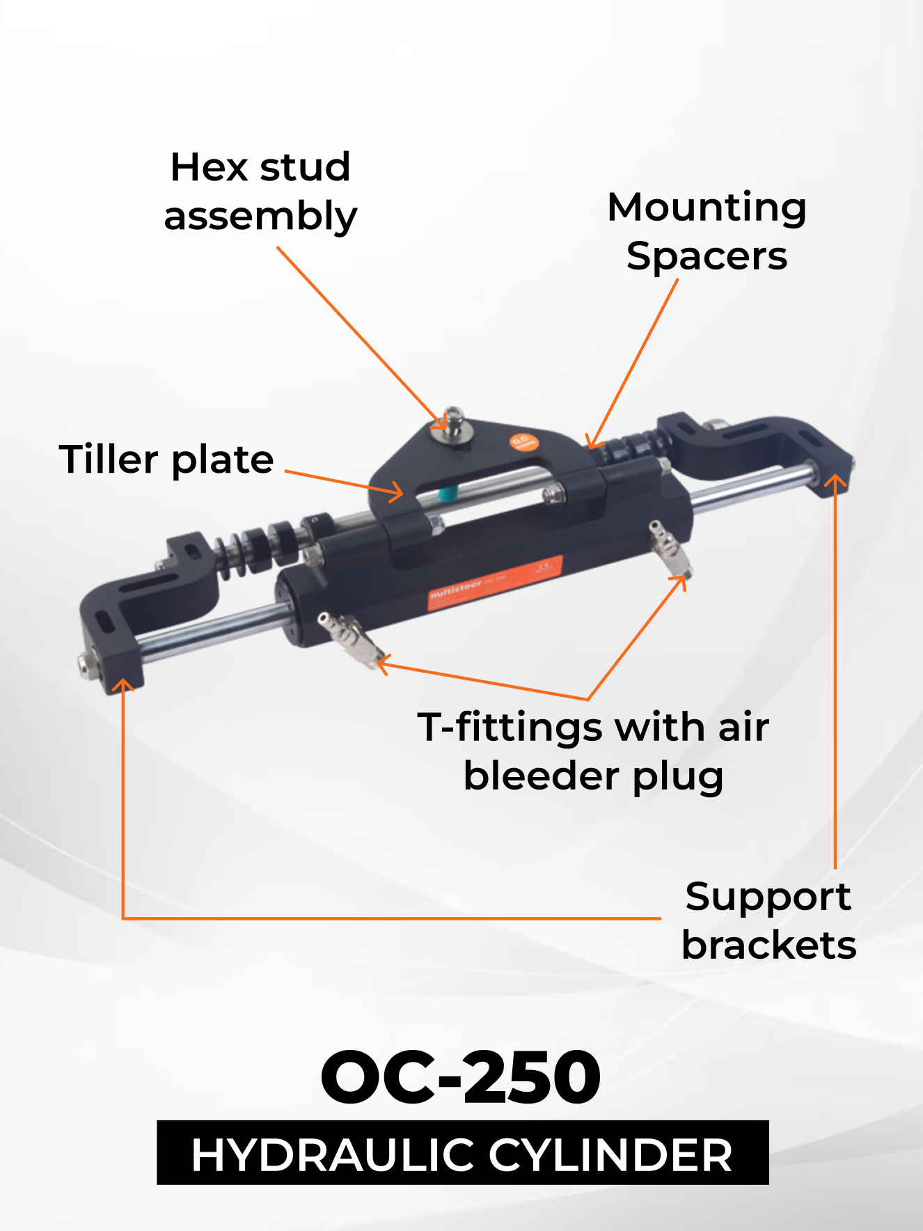 Power steering | Single Outboard | SPPS-U23-250 | Multisteer