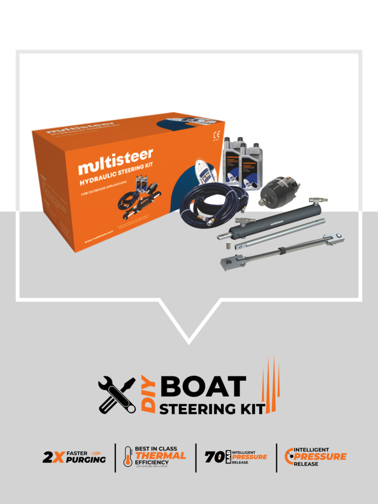 Boat hydraulic steering system| Twin Outboard | SH-300-TX