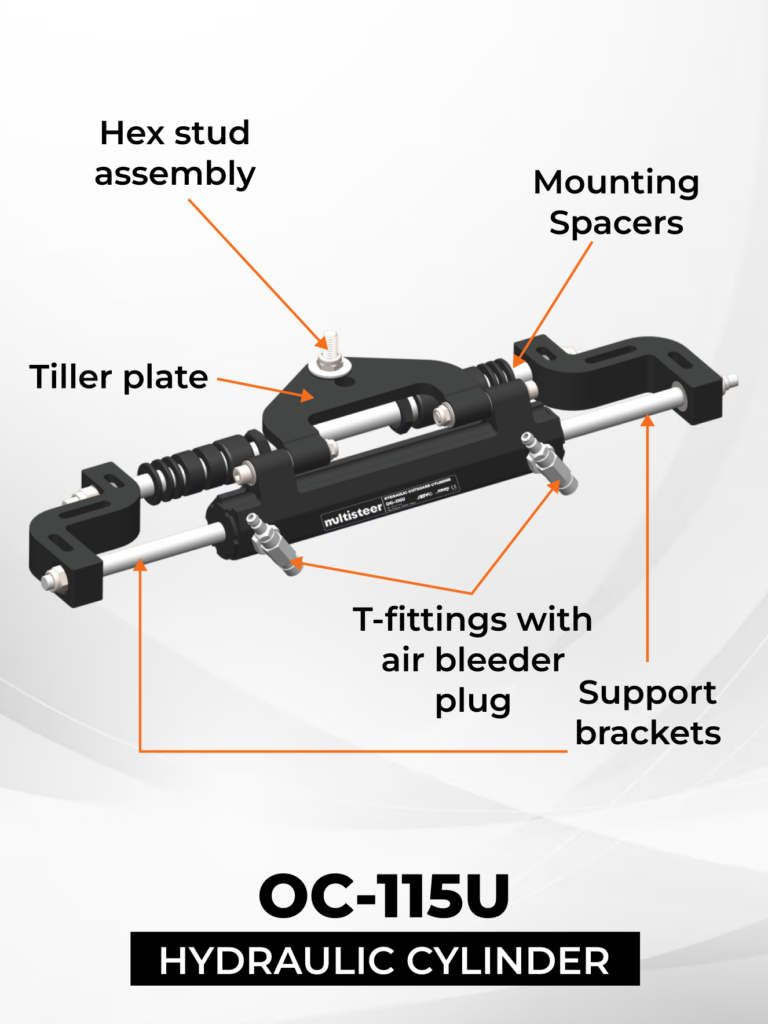 Front Mount | Single Balanced Outboard | Cylinder-OC-115U