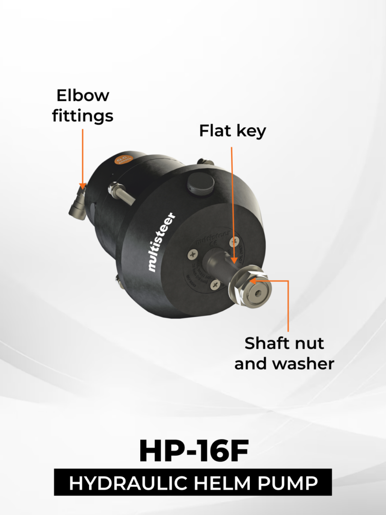 Hydraulic steering | HP-16F | Flush mount | helm pumps
